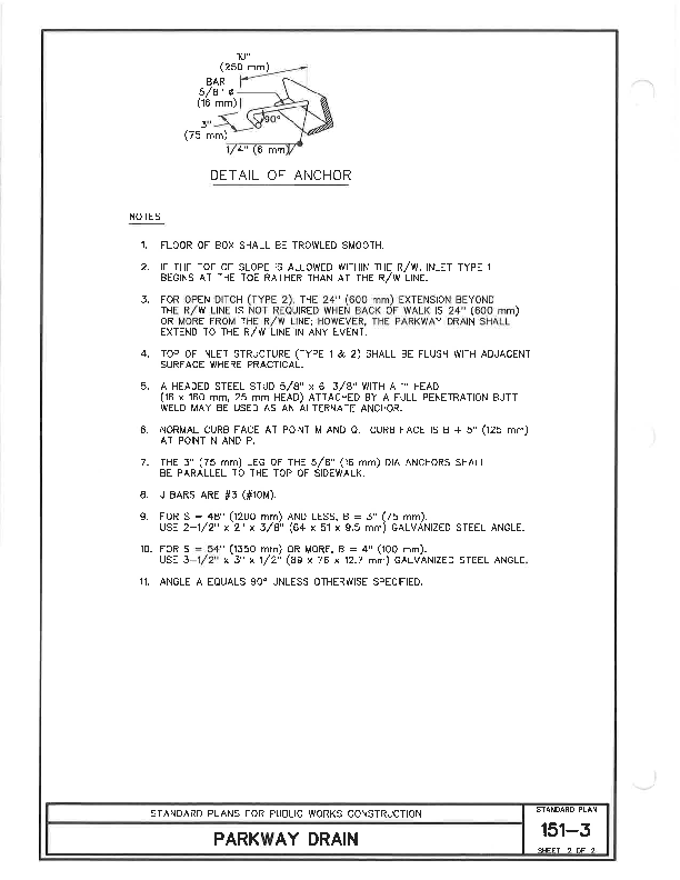 SPPWC 2021 STANDARD PLANS | Long Beach Iron Works