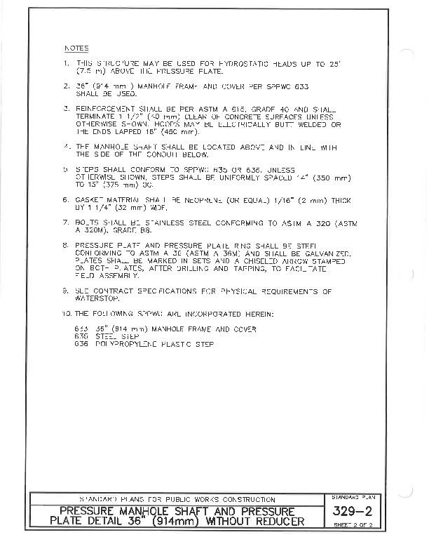 SPPWC 2021 STANDARD PLANS | Long Beach Iron Works