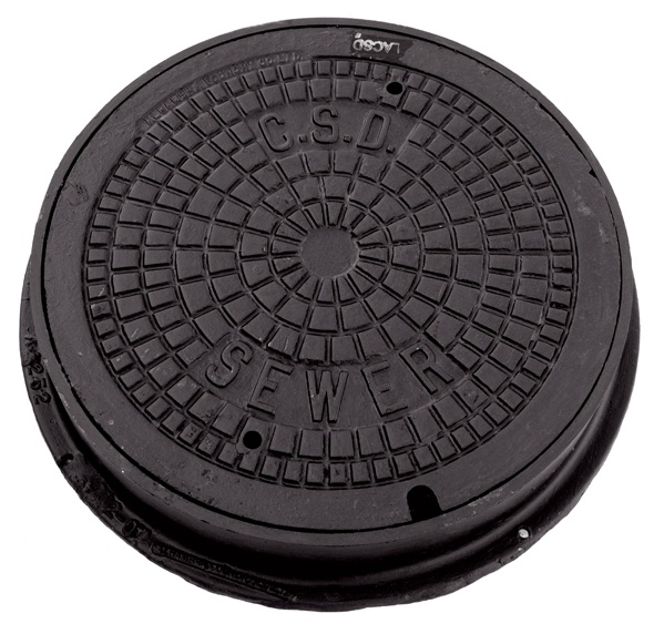 LB 1252/X-106B A-1252 MANHOLE FRAME AND COVER | Long Beach Iron Works