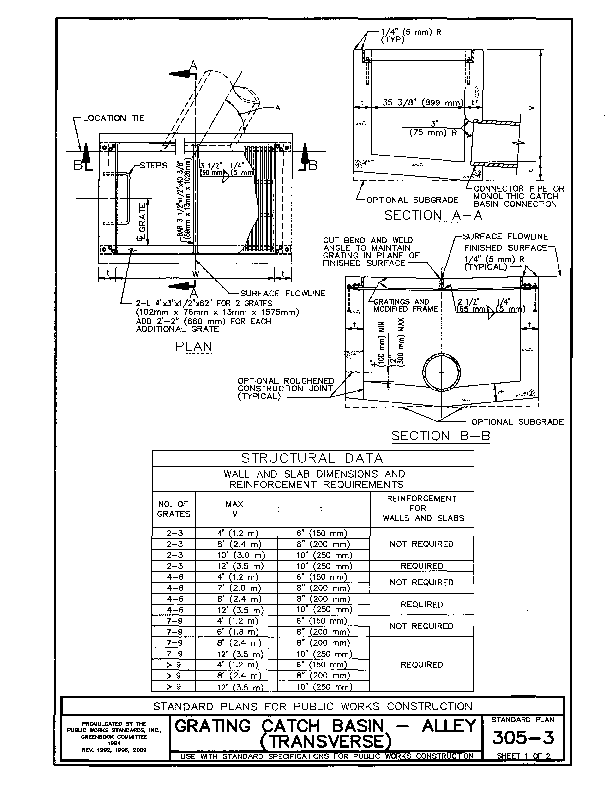 APWA (SPPWC) 2009 EDITION CATALOG ITEMS | Long Beach Iron Works
