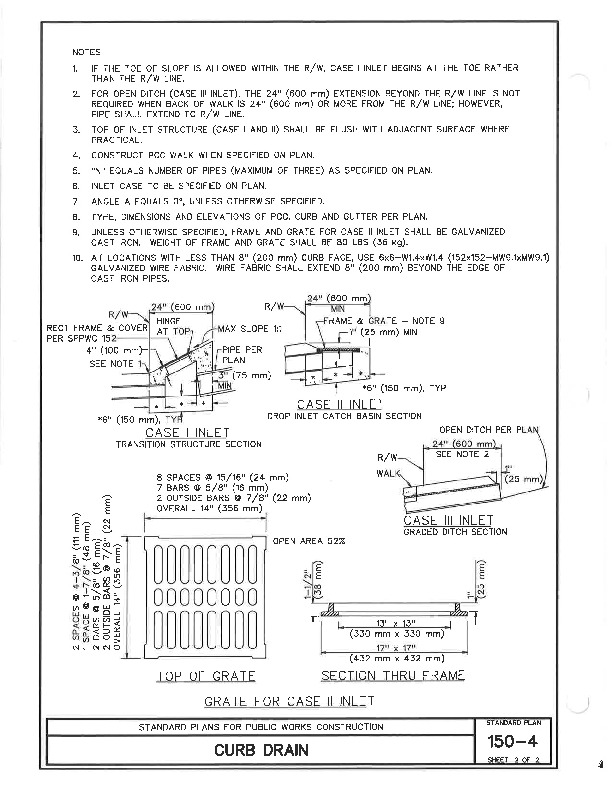 SPPWC 2021 STANDARD PLANS | Long Beach Iron Works