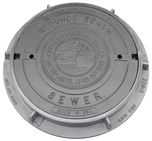 SPPWC 210-4 24 INCH MANHOLE FRAME AND COVER--LOCKING TYPE | Long Beach ...