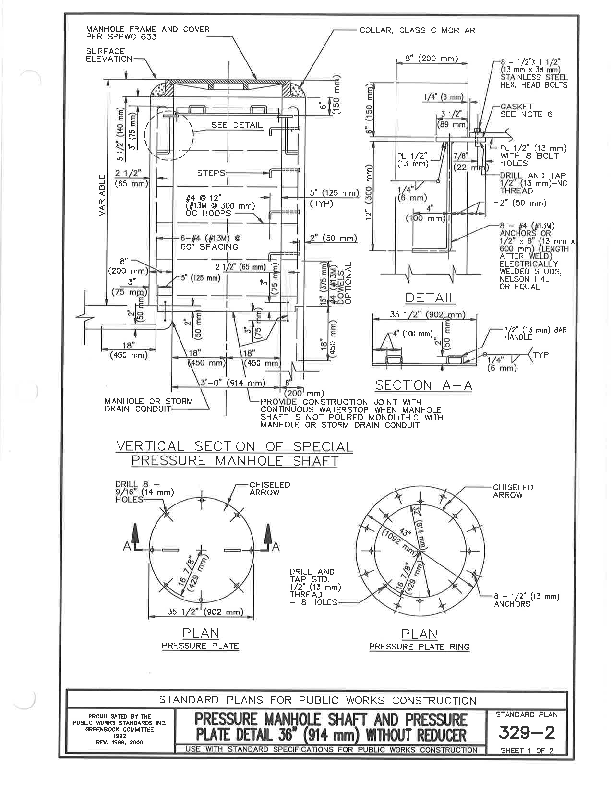 SPPWC 2021 STANDARD PLANS | Long Beach Iron Works