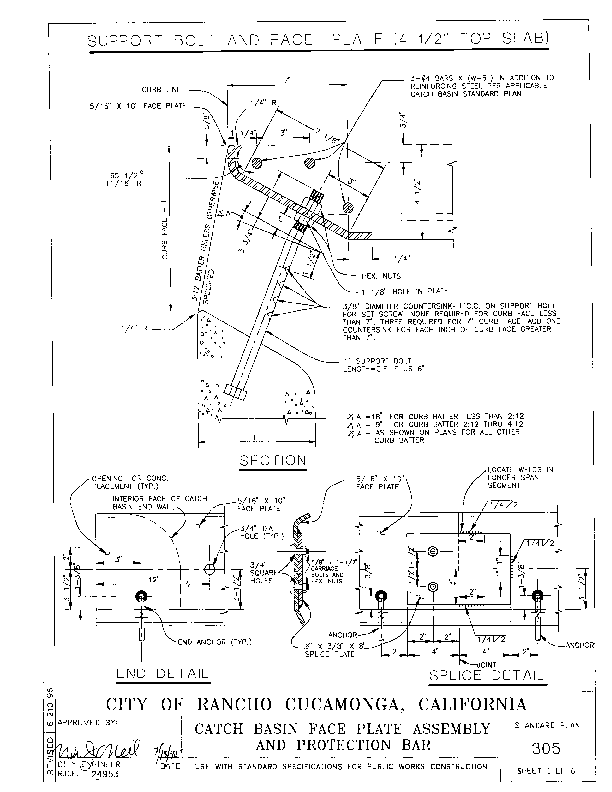 Standard Catch Basin Sizes